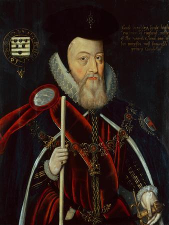 'Portrait of William Cecil, 1st Lord Burghley' Giclee Print - Marcus ...