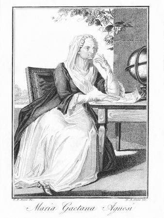 'Maria Agnesi, Italian Mathematician' Photographic Print | Art.com