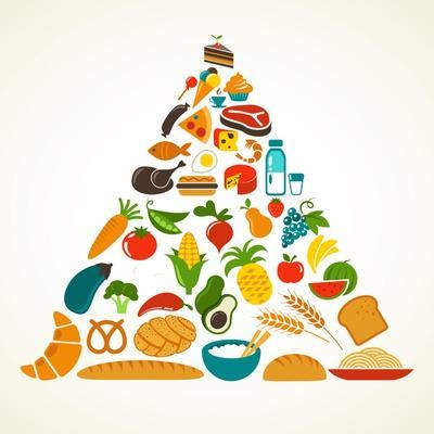 Health Food Pyramid Art Print - Marish | Art.com