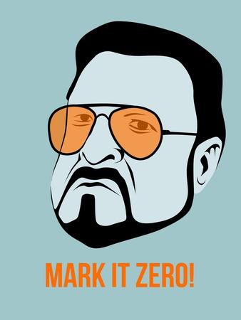'Mark it Zero Poster 1' Art Print - Anna Malkin | Art.com