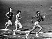 'US Runner Wilma Rudolph Winning Women's 100 Meter Race at Olympics ...