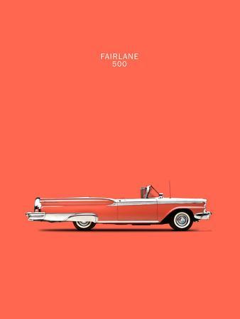 'Ford Fairlane 500 1959' Art Print - Mark Rogan | Art.com
