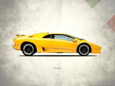 'Lamborghini Diablo 1988' Art Print - Mark Rogan | Art.com
