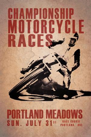 'Portland Meadows' Art Print - Mark Rogan | Art.com