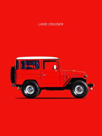 'Toyota Land Cruiser FJ40 1977' Art Print - Mark Rogan | Art.com