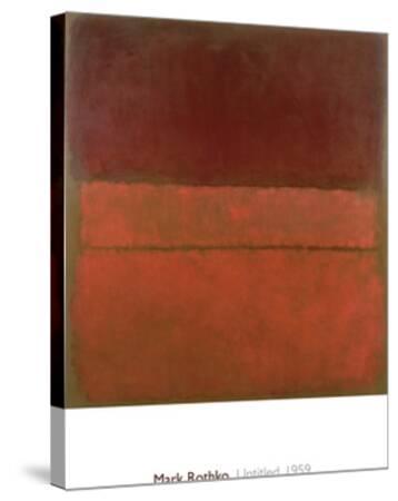 'Untitled, 1959' Stretched Canvas Print - Mark Rothko | Art.com