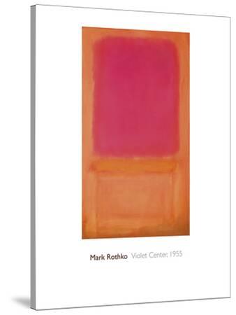 'Violet Center, 1955' Stretched Canvas Print - Mark Rothko | Art.com