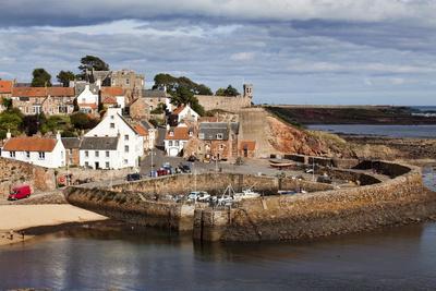 'Incoming Tide at Crail Harbour, Fife, Scotland, United Kingdom, Europe ...