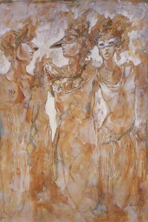 'Masked Dance' Giclee Print - Marta Gottfried | Art.com