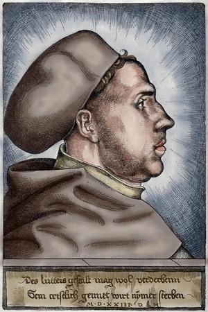 'Martin Luther, (1483-1546), German Reformer, Portrait' Giclee Print ...