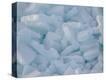 'Pile of ice floes on the shore of Disko Bay during winter, West ...