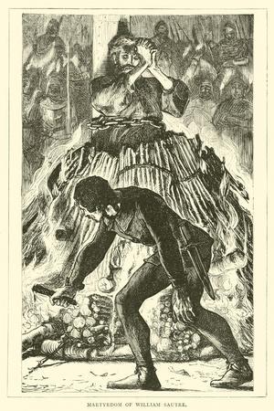 'Martyrdom of William Sautre' Giclee Print | Art.com
