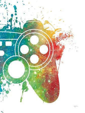 'Gamer Splash VII Bright' Art Print - Mary Urban | Art.com