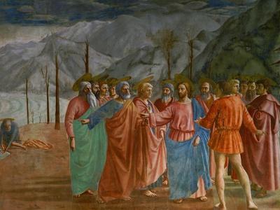 'The Tribute Money, 1415-1428' Giclee Print - Masaccio | Art.com