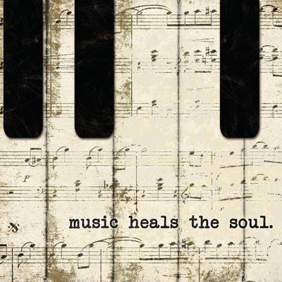 'Music Heals the Soul' Art Print - Masey St. Studios | Art.com