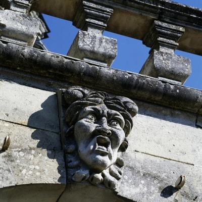 'Mask under Balustrade of Pavilion' Giclee Print | Art.com