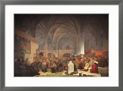 Master Jan Hus Preaching At The Bethlehem Chapel