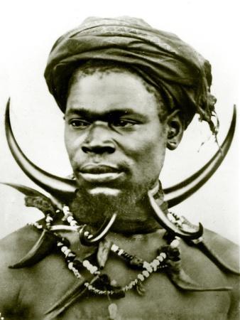 'Matabele Warrior, 1923' Photographic Print | Art.com