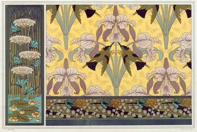 'Design for Wallpaper Border, Fabric and Panel: Dragonflies ...