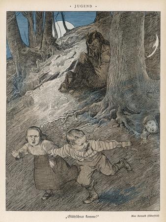 'Three German Children Encounter a Demon in the Woods and Run Away in ...