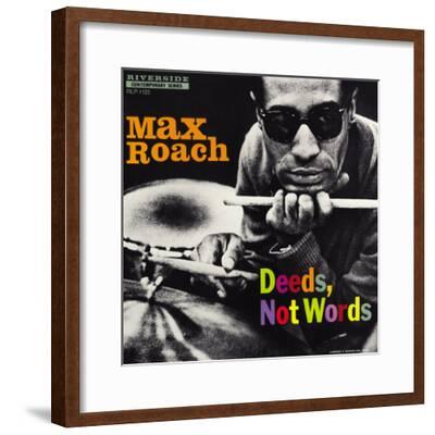 'Max Roach - Deeds, Not Words' Art Print - Paul Bacon | Art.com