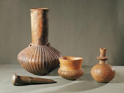 'Megalithic Culture, Vessels and an Axe in Polished Stone' Giclee Print ...