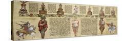 Megillah-Psalms 114, 137, 1, 23, 17 and 48, in Hebrew, 1804 Giclee ...