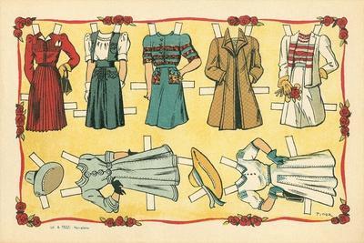Mexican Paperdolls, Dresses Art Print | Art.com