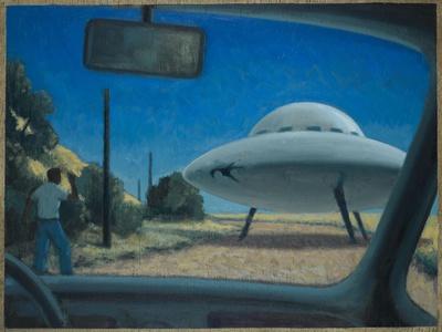 UFO Encounter Art Print - Michael Buhler | Art.com