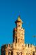 Torre del Oro (Golden Tower) middle ages watchtower, Seville, Andalusia ...