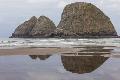 'Oceanside, Oregon. Three Arch Rocks Seen from the Beach at Low Tide ...