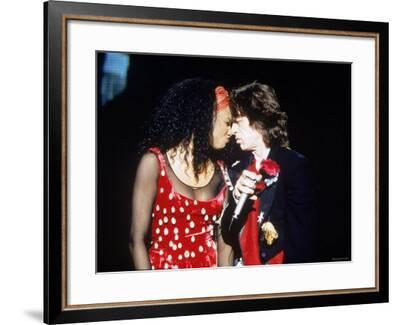 Mick Jagger and Backup Singer Lisa Fischer During a Performance by the ...