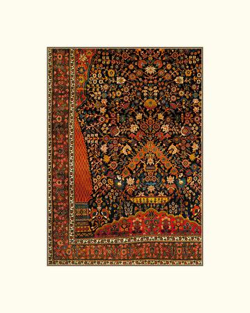 'Middle Eastern Rug II' Premium Giclee Print | Art.com