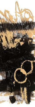 'Gold and BlackAbstract Panel II' Art Print - Mike Schick | Art.com