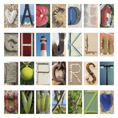 'Coastal Alphabet' Giclee Print - Mike Toy | Art.com