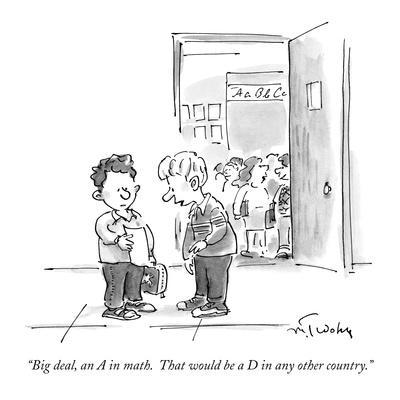 Math Test Cartoon