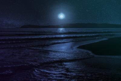'Beach Moon' Photo - Milli Villa | Art.com