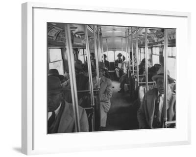 'Ministers and Others Riding a Bus to Protest Against Segregated ...