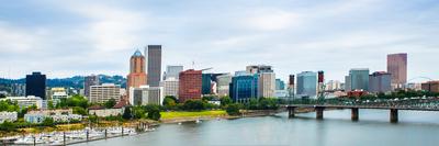 'Panorama of Downtown Portland, Oregon Skyline' Photographic Print ...