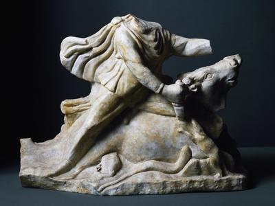 Mithras Killing the Bull Sculpture, 3rd Century Giclee Print | Art.com