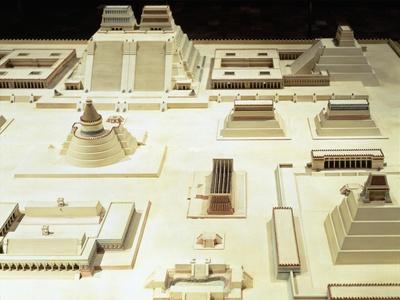 Model of the City in Tenochtitlan, Mexico Giclee Print | Art.com