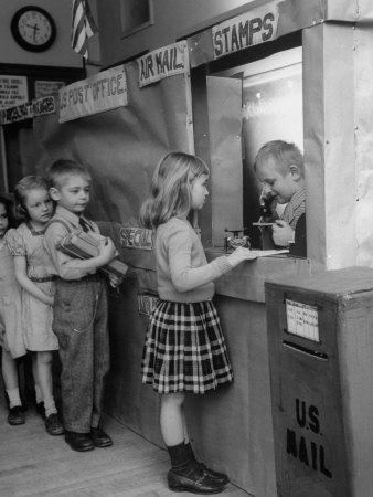 'Model Post Office a Teacher Set Up in the Classroom for the Children ...