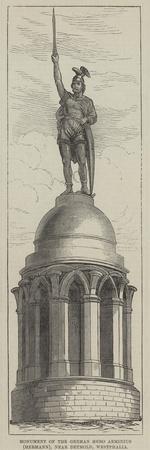 'Monument of the German Hero Arminius (Hermann), Near Detmold ...