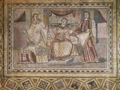 'Mosaic Depicting Justice, Education and Philosophy, from Chahba ...