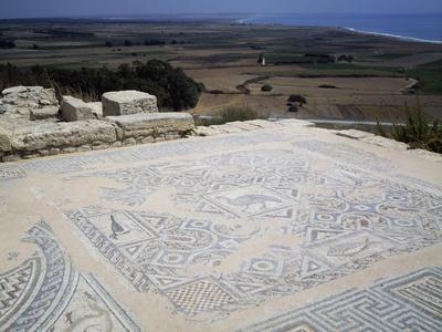'Mosaic Floor of a Building from the Ancient Roman City of Curium ...