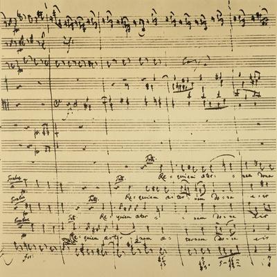 Mozart Sheet Music Handwritten