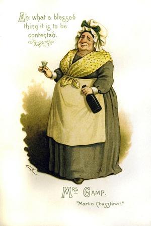 'Mrs. Gamp Illustration' Giclee Print | Art.com