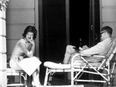 'Mrs. John F. Kennedy with Mr. John Kenneth Galbraith During Her Tour ...