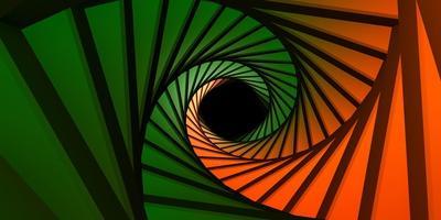 '4K Animated Hypnotic Tunnel. Digital Seamless Loop Animation. 3D ...