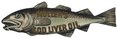 'Muller's Cod Liver Oil' Art Print | Art.com
